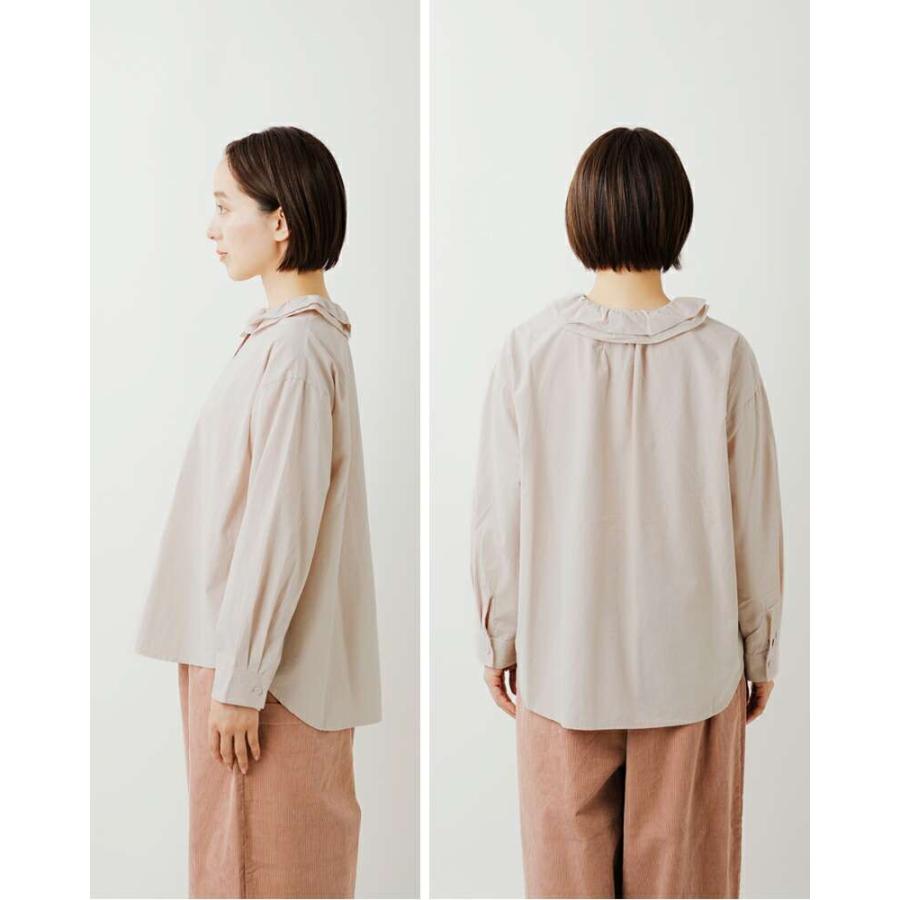 heavenly ヘブンリー  コットンワッシャー フリルカラー ブラウス 2550082 レディース 2025aw新作 クーポン対象 HEAVENLY（ヘブンリー） セール【30%OFF】ヘブンリー コットン