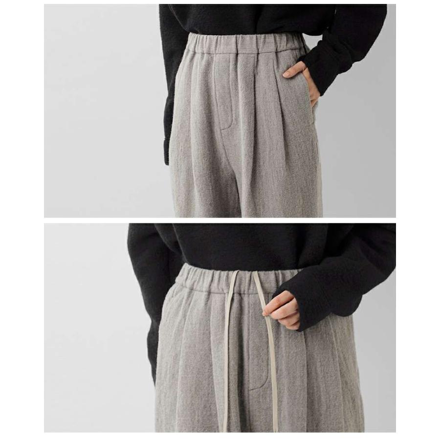 TRAVAIL MANUEL（トラバイユマニュアル） ウールリネンミルド 2タック