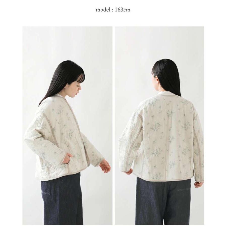 aranciato キリ qiri フラワー キルト ジャガード ジャケット flower quilt jacquard jacket 63-01-jk-001-25-1 レディース ...