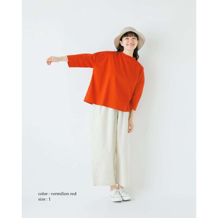 NARU ナル スーピマ コットン ポンチ ワイド 7分袖 Tシャツ 661241 レディース : aranciato ヤフー店 - 通販 ...