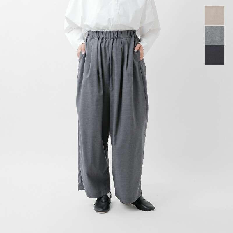 NARU ナル トロンとツイル タック ワイド パンツ 661921 レディース 2025aw新作 : aranciato ヤフー店 - 通販 - Yahoo!ショッピング