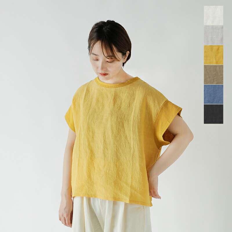 ソア soi-e スラブリネン コットン天竺 切替 ハーフスリーブ Tシャツ 740192 レディース 2025ss新作 : aranciato ヤフー店 - 通販 - Yahoo!ショッピング