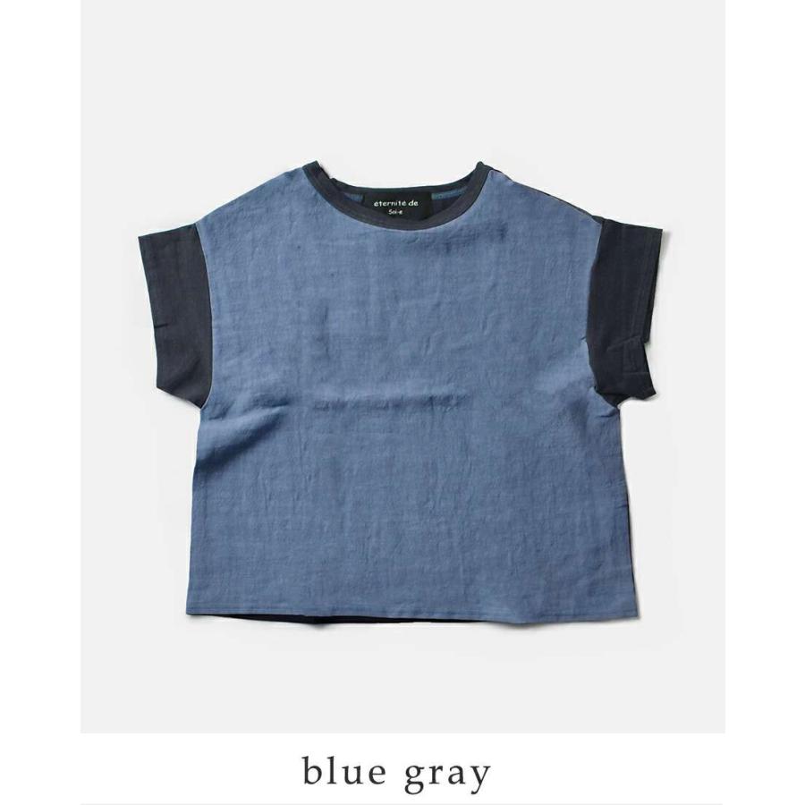 ソア soi-e スラブリネン コットン天竺 切替 ハーフスリーブ Tシャツ 740192 レディース 2025ss新作 : aranciato ヤフー店 - 通販 - Yahoo!ショッピング