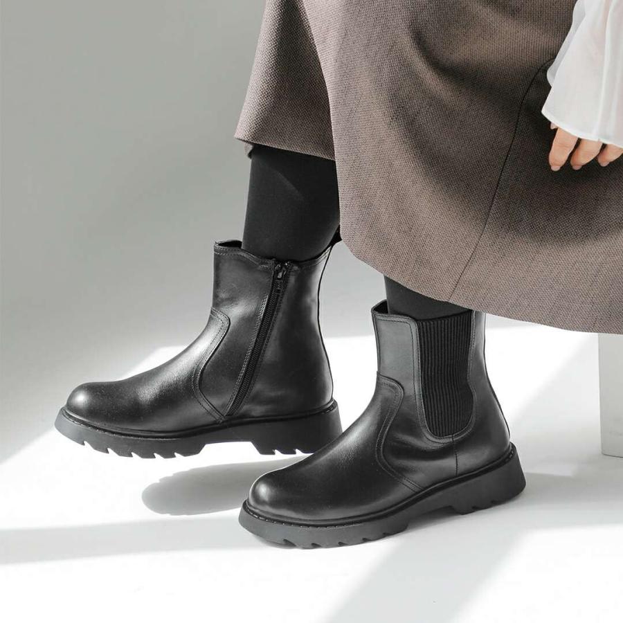 パオロ ボーヴ PAOLO BOVE カウレザー サイドゴア ブーツ 7912-a