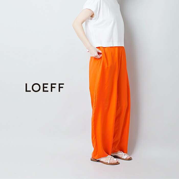 LOEFF ロエフ シルク ドレープ ワイド ボンタン パンツ 8814-699 LOEFF ロエフ シルク ドレープ ワイド ボンタン パンツ 8814-699