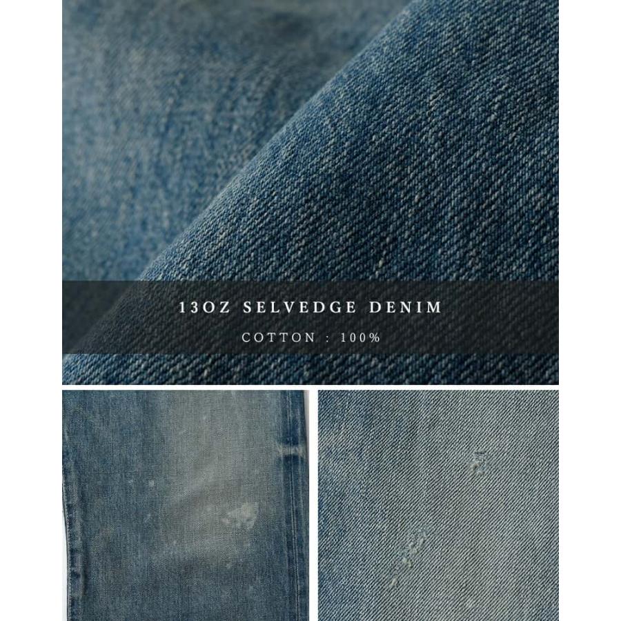 chimala チマラ 13oz セルビッチ デニム バギー カット パンツ chimala チマラ 13oz セルビッチ デニム バギー カット パンツ