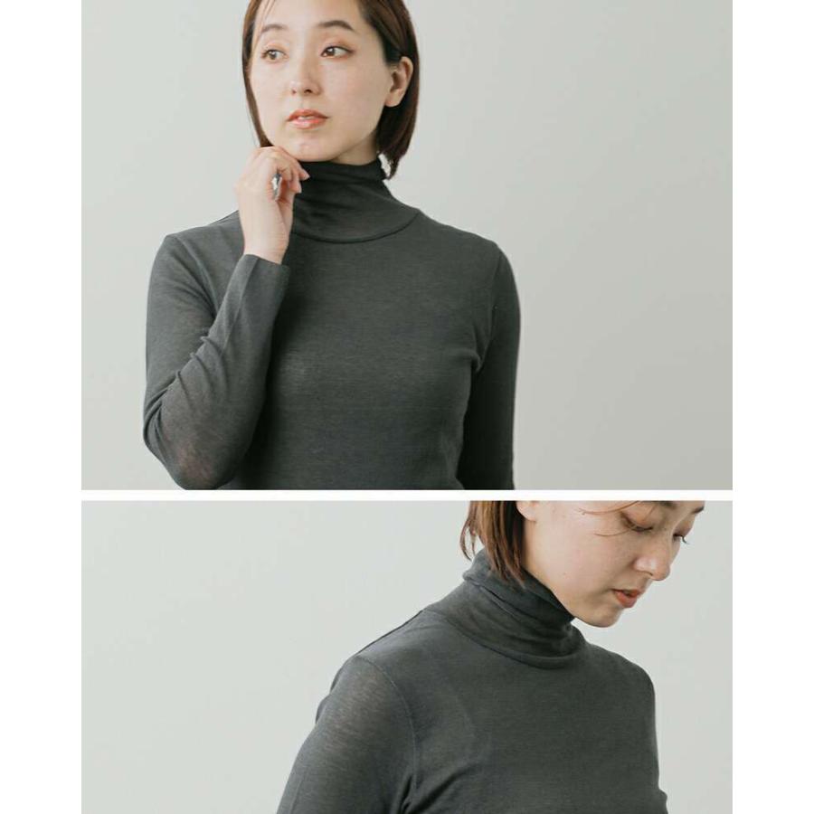 evam eva エヴァムエヴァ コットン タートルネック プルオーバー e251k068 レディース 2025ss新作 ...