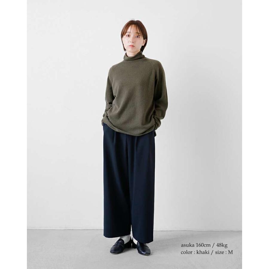 evam eva（エヴァムエヴァ） カシミヤ タートルネック プルオーバー