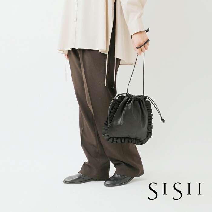 sisii（シシ） レザー ミニサイズ フリルポーチ MINI SIZE FRILL POUCH im-03 レディース【クーポン対象 ...
