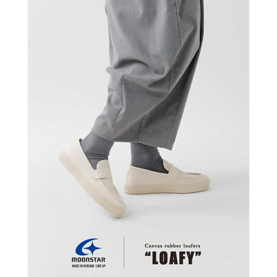 MoonStar ムーンスター Moonstar ローファー キャンバス×ラバー LOAFY loafy : aranciato ヤフー店 - 通販 - Yahoo!ショッピング