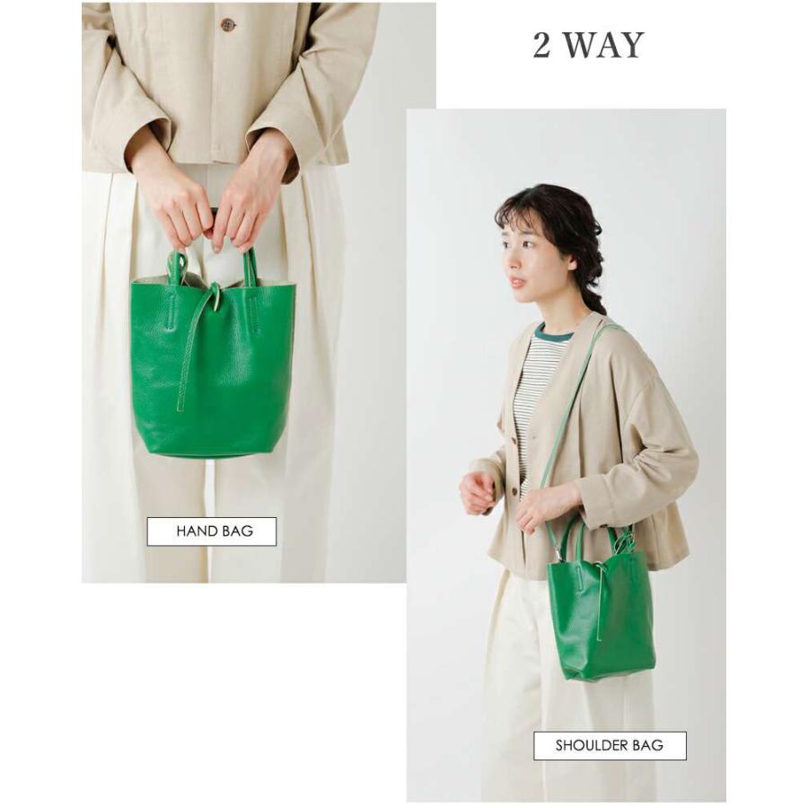 マーロンフィレンツェ MARLON FIRENZE ポーチ付き 2way カウレザー ショッパー バッグ shopper-mini-24aw 2024aw新作 :shopper-mini ...