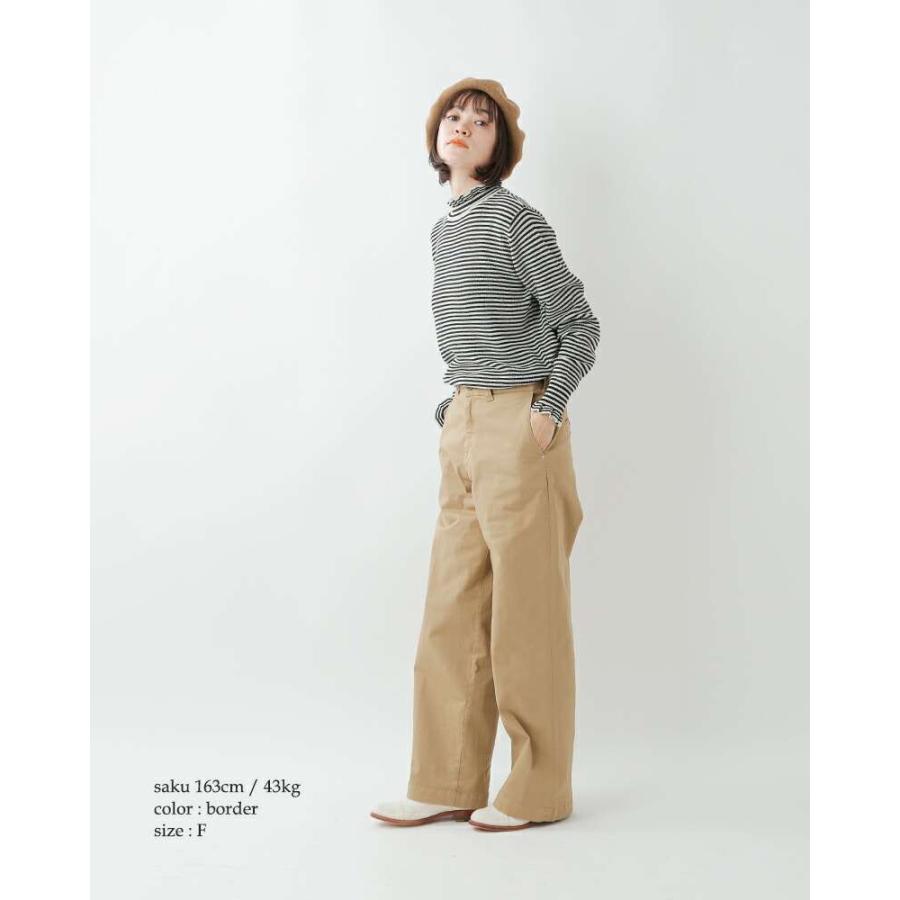 tumugu（ツムグ） tumugu aranciato別注 コットン ランダムリブ ニット