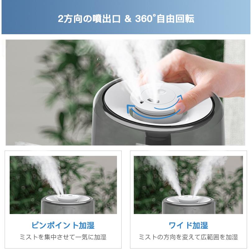 加湿器 卓上加湿器 オフィス 静音 3.8L 大容量 超音波式 UV-C除 加湿器 卓上加湿器 オフィス 静音 3.8L 大容量 超音波式 UV-C除