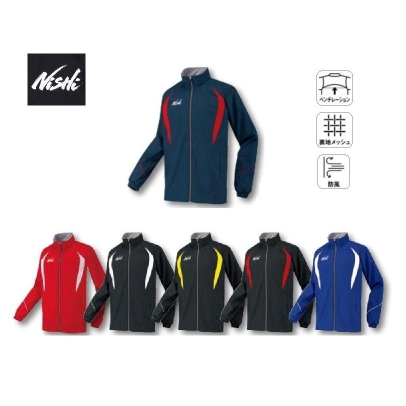 ニシ・スポーツ ニシ・スポーツ（NISHI）ライトブレーカージャケット N84-24J 裏地メッシュ 防風 ベンチレーション : アラスポ(araspo) - 通販 - Yahoo!ショッピング