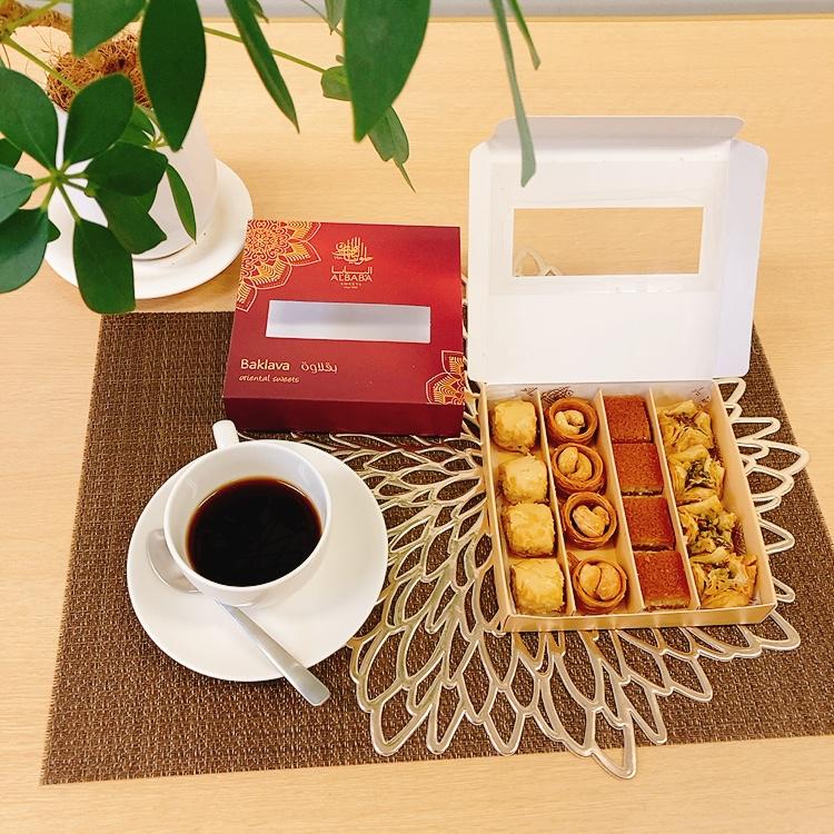 おいしい焼き菓子 バクラヴァ ミックス 215g アラビックスィーツ代表格の ナッツたっぷりパイ 菓子 バクラバ 4種類16個入り 送料無料 ...