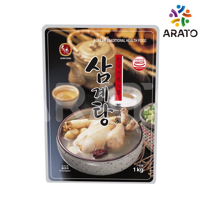 送料無料! [HOWCHON]ハウチョン参鶏湯1kg×12個 サムゲタン サンゲタン スープ 鍋の素 鳥スープ おかゆ レトルト 韓国料理 韓国食材 韓国食品 オススメ : arato ...