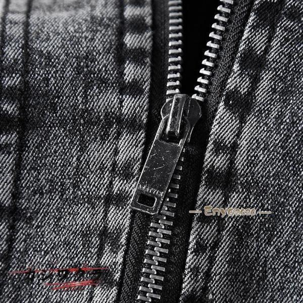 デニムジャケット メンズ ジージャン Gジャン ライターズジャケット ジップアップ ストレッチ アウター ブルゾン ヴィンテージ 防風 秋 かっこいい : zq-synn-586 : Arc ...