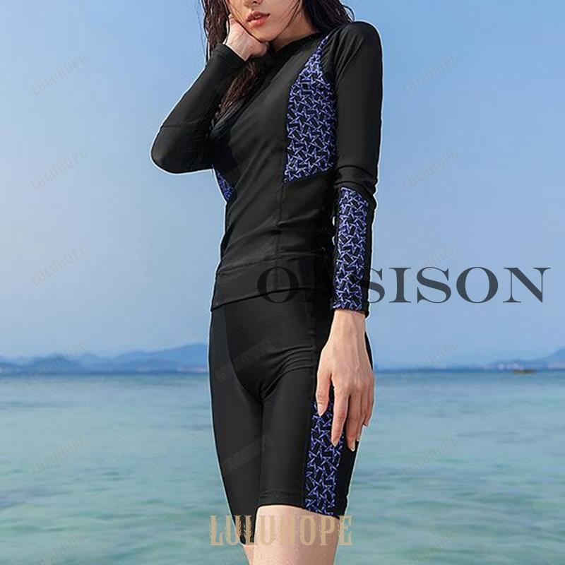水着 レディース セパレート 大きいサイズ 長袖 3点 上下セット 体型カバー ラッシュガード ママ 黒 : zq-zhdq2-296 : Arc-en-ciel - 通販 - Yahoo ...