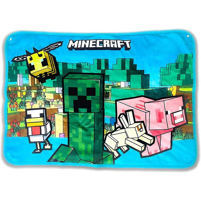 【新品】Minecraft ブランケット クリーパー柄 [H70cm×W100cm] : アークオンライン Yahoo!店 - 通販 - Yahoo!ショッピング