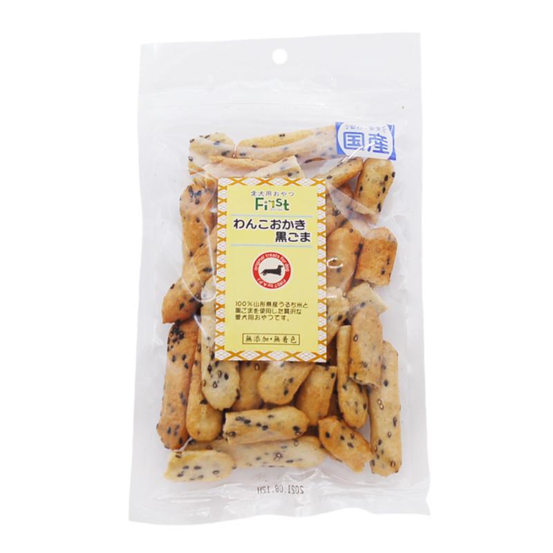 【新品】First わんこおかき 黒ゴマ 65g【犬おやつ】 : アークオンライン Yahoo!店 - 通販 - Yahoo!ショッピング