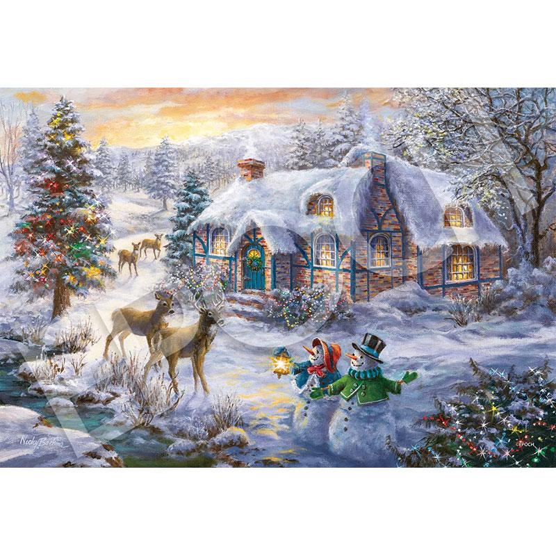 エポック社 【新品】ジグソーパズル クリスマスコテージ 1053スーパースモールピース(26x38cm) : アークオンライン Yahoo!店 - 通販 - Yahoo!ショッピング