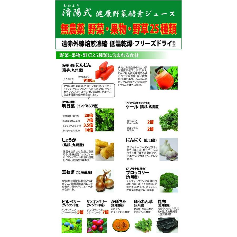 済陽式 健康野菜酵素ジュース 万葉効草EX 90g(3g×30包) ファイトケミカル 酵素の力 済陽式食事法 : デパートあーちぃ - 通販 - Yahoo!ショッピング