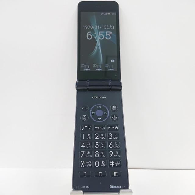 AQUOS ケータイ SH-01J docomo ブルーブラック 送料無料 即決 本体 c00103 : アークマーケット モバイル - 通販 ...