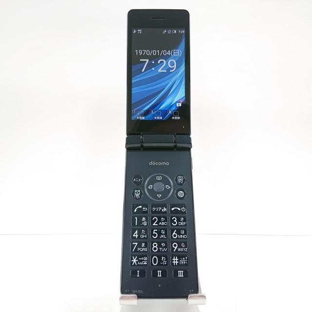 AQUOS ケータイ SH-02L docomo ブラック 送料無料 即決 本体 c00719 : アークマーケット モバイル - 通販 ...