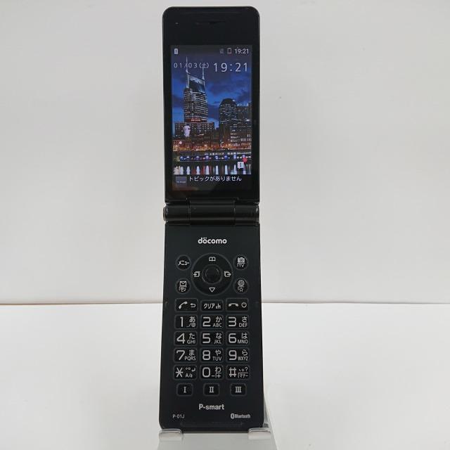 P-smart ケータイ P-01J docomo ブラック 送料無料 即決 本体 c01266 :c01266:アークマーケット モバイル ...