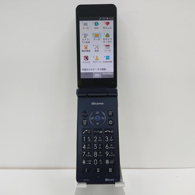 AQUOS ケータイ SH-01J docomo ブルーブラック 送料無料 即決 本体 c01842 : アークマーケット モバイル - 通販 ...