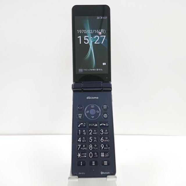 AQUOS ケータイ SH-01J docomo ブルーブラック 送料無料 即決 本体 c01844 : c01844 : アークマーケット ...