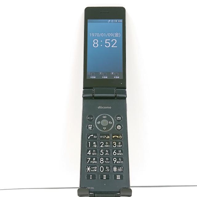 AQUOSケータイ SH-03L docomo ブラック 送料無料 即決 本体 c05428 : アークマーケット モバイル - 通販 ...