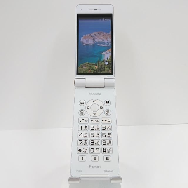 P-smart ケータイ P-01J docomo ホワイト 送料無料 即決 本体 c06882 : アークマーケット モバイル - 通販 ...