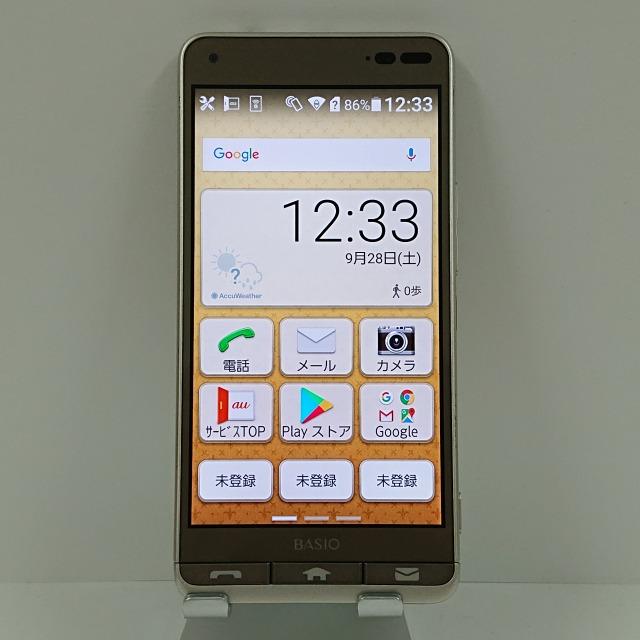 BASIO3 KYV43 au ゴールド 送料無料 即決 本体 c07414 : c07414 : アークマーケット モバイル - 通販 - Yahoo!ショッピング