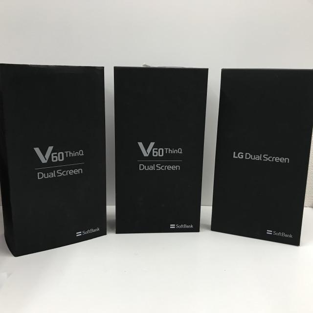 LG V60 ThinQ 5G A001LG SoftBank クラッシーブルー 付属品有 n06130 : アークマーケット モバイル ...