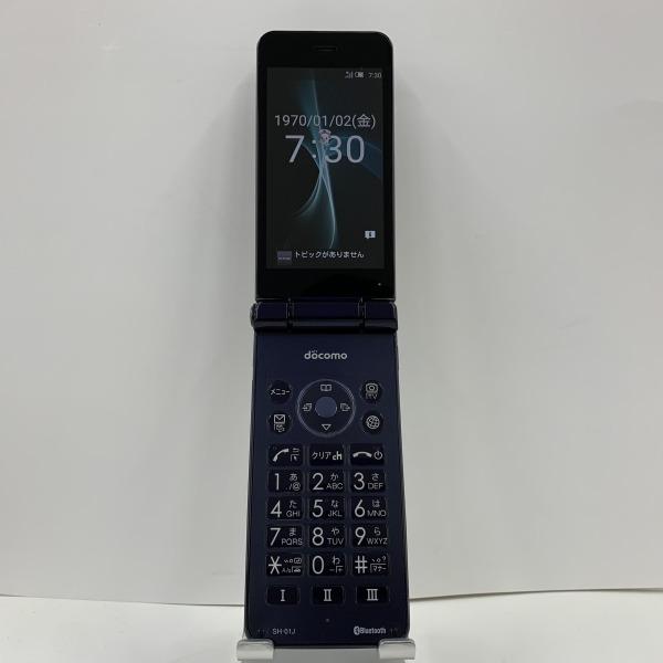 AQUOS ケータイ SH-01J docomo ブルーブラック 送料無料 即決 本体 n06877 : アークマーケット モバイル - 通販 ...