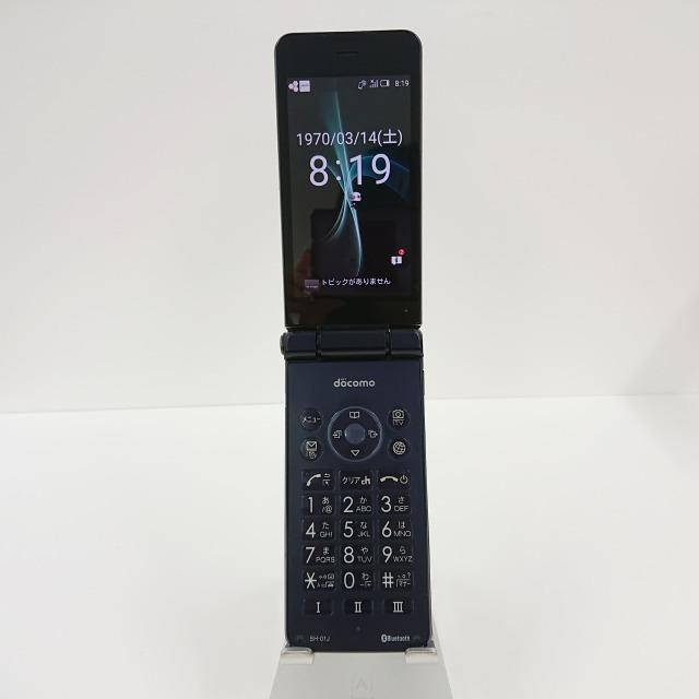 AQUOS ケータイ SH-01J docomo ブルーブラック 送料無料 即決 本体 n08391 : アークマーケット モバイル - 通販 ...