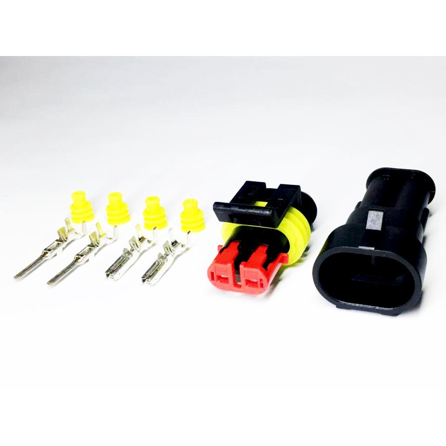 LINK JAPAN SSC2P AMPスーパーシール防水コネクタ2P : アーコンジャパン - 通販 - Yahoo!ショッピング