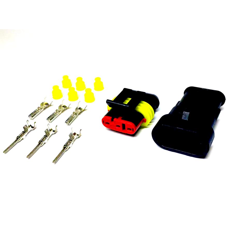 LINK JAPAN DEUTSH AMP SSC SSC3P AMPスーパーシール防水コネクタ3P : アーコンジャパン - 通販 ...