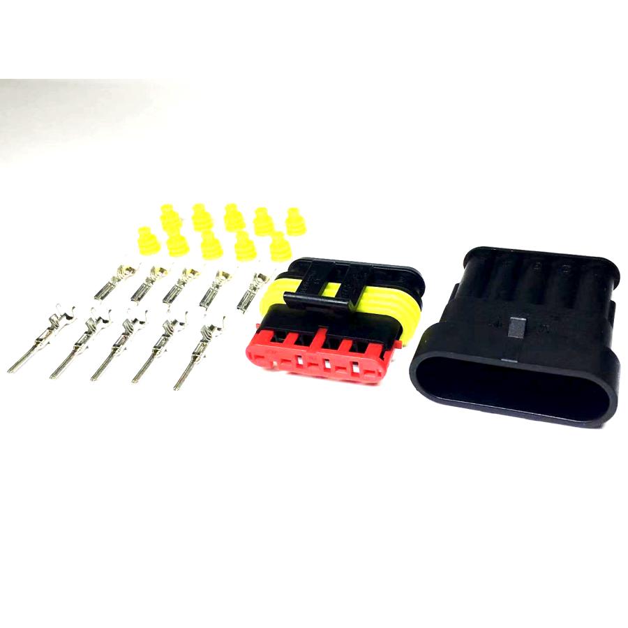 LINK JAPAN DEUTSH AMP SSC SSC5P AMPスーパーシール防水コネクタ5P : アーコンジャパン - 通販 ...