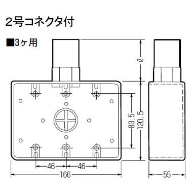 3ヶ用露出スイッチボックス(コネクタ無・ノック穴付)ミルキーホワイト (1個価格) 未来工業(MIRAI) PVR-ATM : 大工道具・金物の専門通販アルデ - 通販 - Yahoo!ショッピング