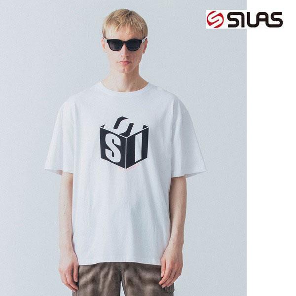 tシャツ Tシャツ サイラス SILAS CUBE PRINT SS TEE 110243011006 メンズ レディース 白 黒 ブラック : 110243011006 : ARIEL ...