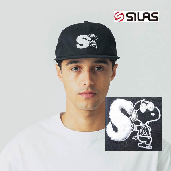 SILAS 帽子 キャップ サイラス x PEANUTS JOE COOL CAP メンズ レディース ブラック 黒 ブランド : ARIEL ...