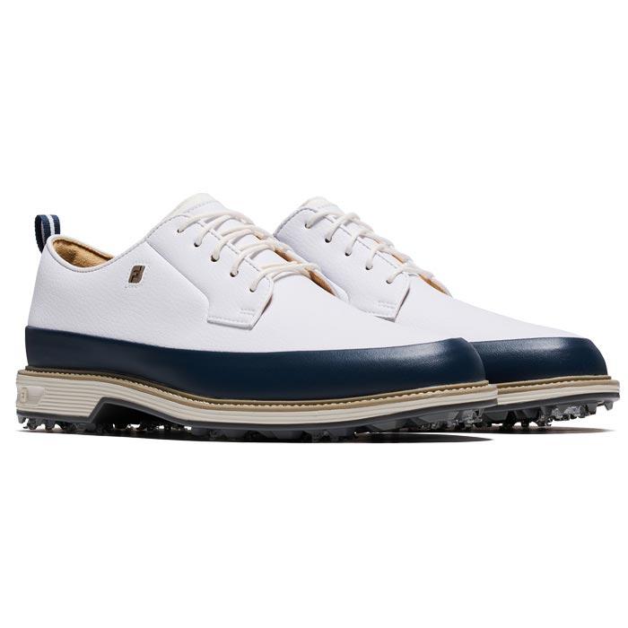 FootJoy セール♪ 2024年モデル フットジョイ メンズ ドライジョイズ プレミア フィールド LX ソフトスパイク ゴルフシューズ 54523 ホワイト/ネイビー : 有賀園ゴルフ ...