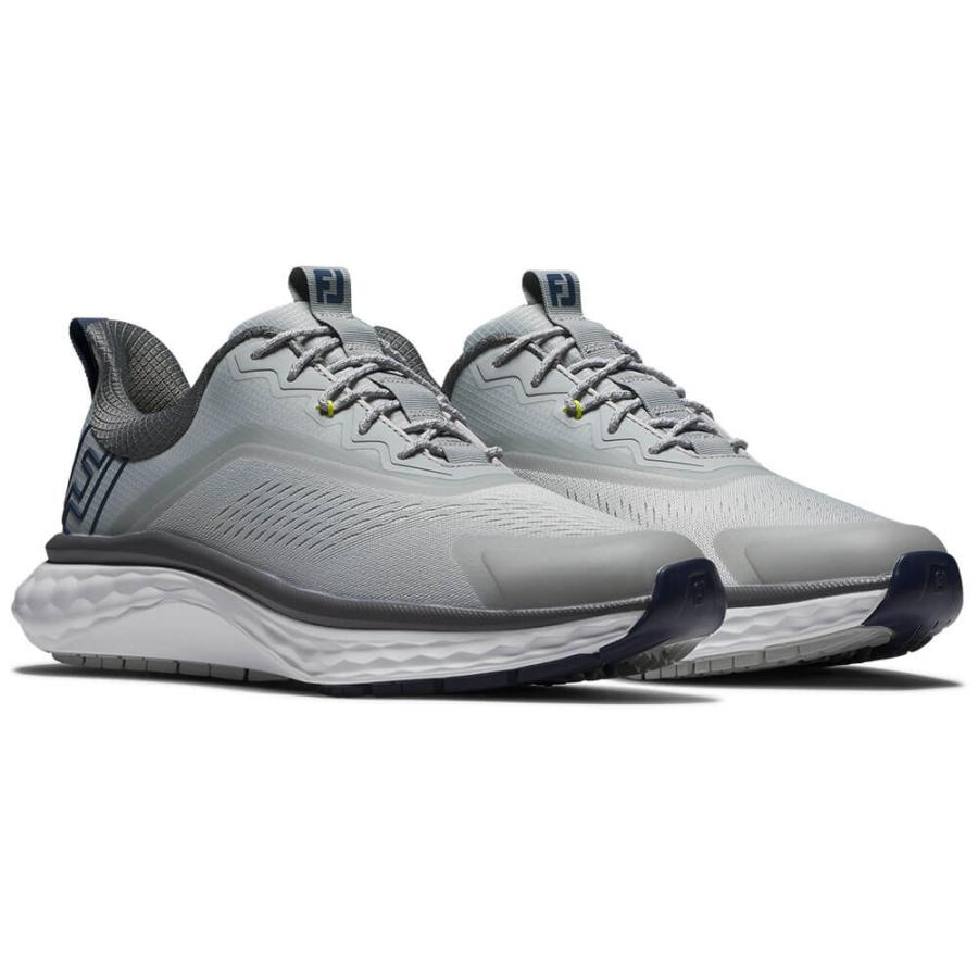 ゴルフシューズ　フットジョイ メンズ FJ QUANTUM LACED クオンタム レース スパイクレス 56991 グレー/ホワイト FootJoy（フットジョイ） 2025年モデル メンズ FJ QUANTUM LACED