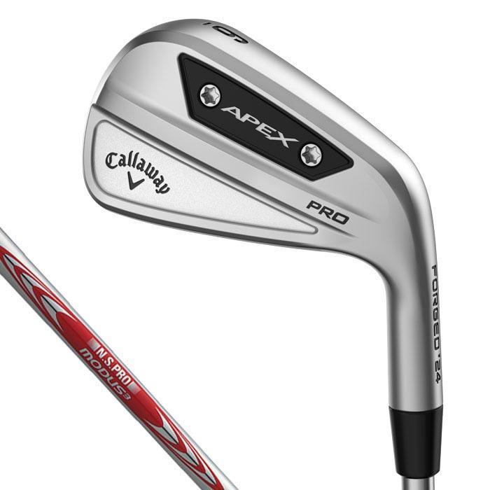 Callaway 送料無料 2024年モデル キャロウェイ APEX PRO エイペックス プロ アイアン 6本セット ＃5〜9、PW N.S.PRO MODUS3 TOUR 105 スチール ...