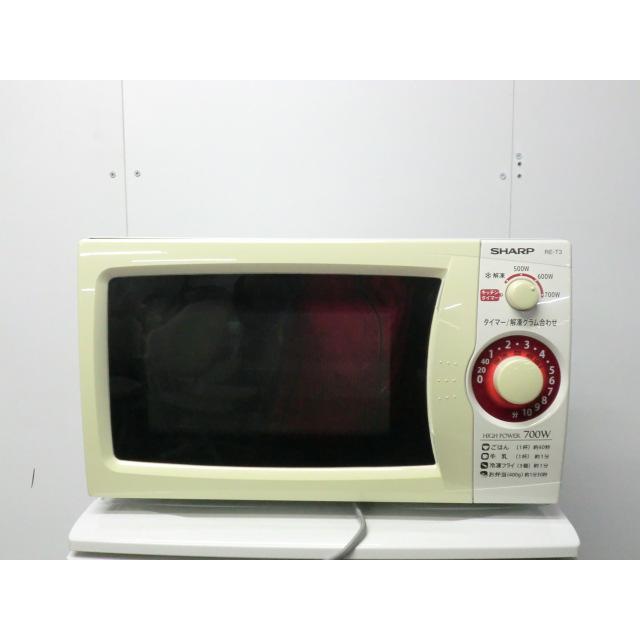SHARP / ホワイト 【中古】 電子レンジ 幅：460 奥行：380 高さ：270 カラー：ホワイト : ありがとう屋ヤフーショッピング店 - 通販 - Yahoo!ショッピング