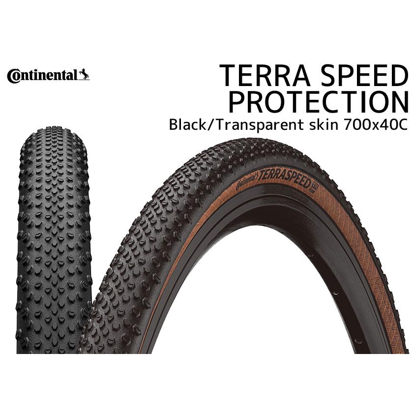 Continental タイヤ TERRA SPEED PROTECTION Black/Transparent skin テラスピード ...