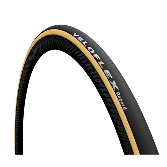 VELOFLEX ヴェロフレックス RECORD レコ−ド TU 23mm 25mm 黒×ベージュサイド 自転車 送料無料 一部地域は除く ...