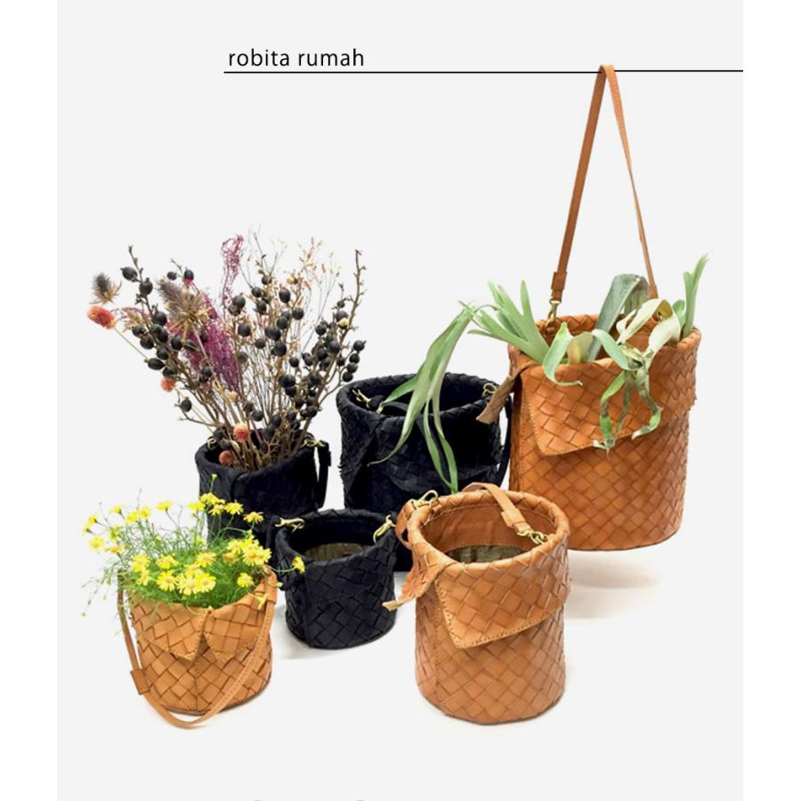 プランターカバー バケツ型ケース メッシュレザー 本革 おしゃれ ロビタ robita rumah インテリア【生活雑貨】AN-6003(L) : かばんと財布の店アリスタ - 通販 ...